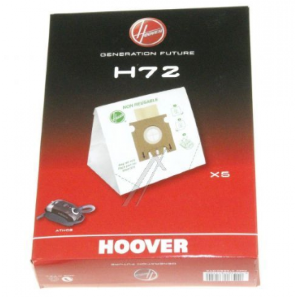 5 sacs aspirateur H72 HOOVER 35601374